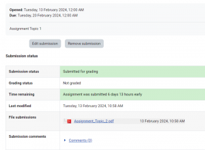 Moodle User Guides for eBwise | Submit assignments
