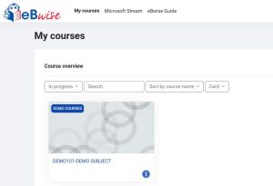 Moodle User Guides for eBwise | How to access my course