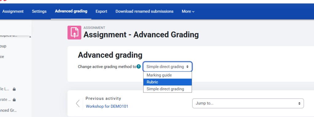 Moodle User Guides for eBwise | Advanced Grading Report