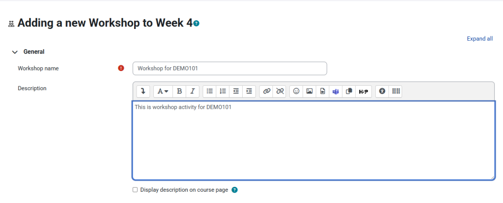 Moodle User Guides for eBwise | Workshop